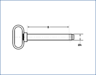 PVC Handle Hitch Pins
